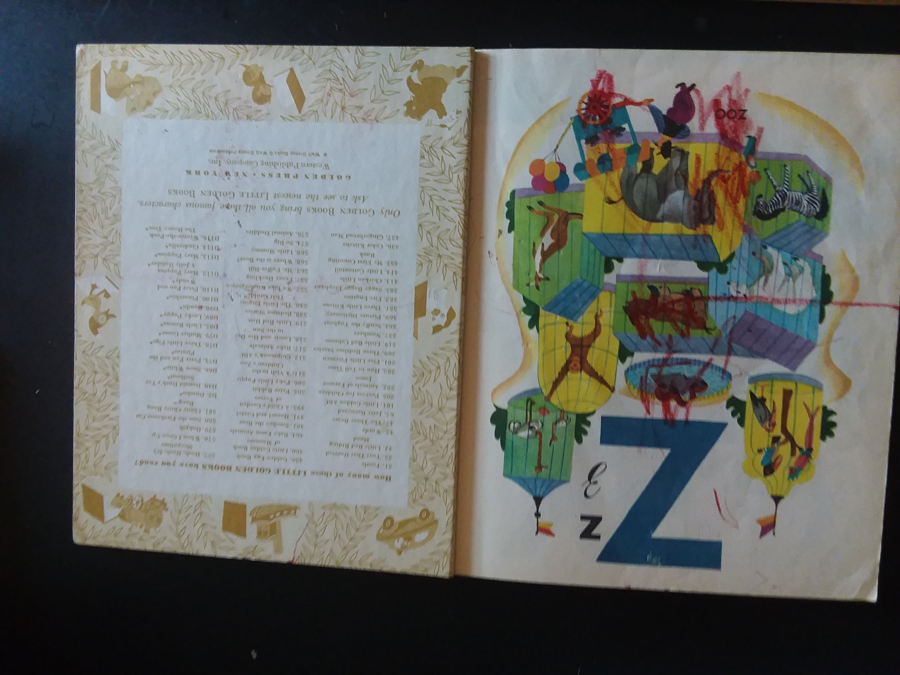 1951 ABC Little Golden Book - Etsy