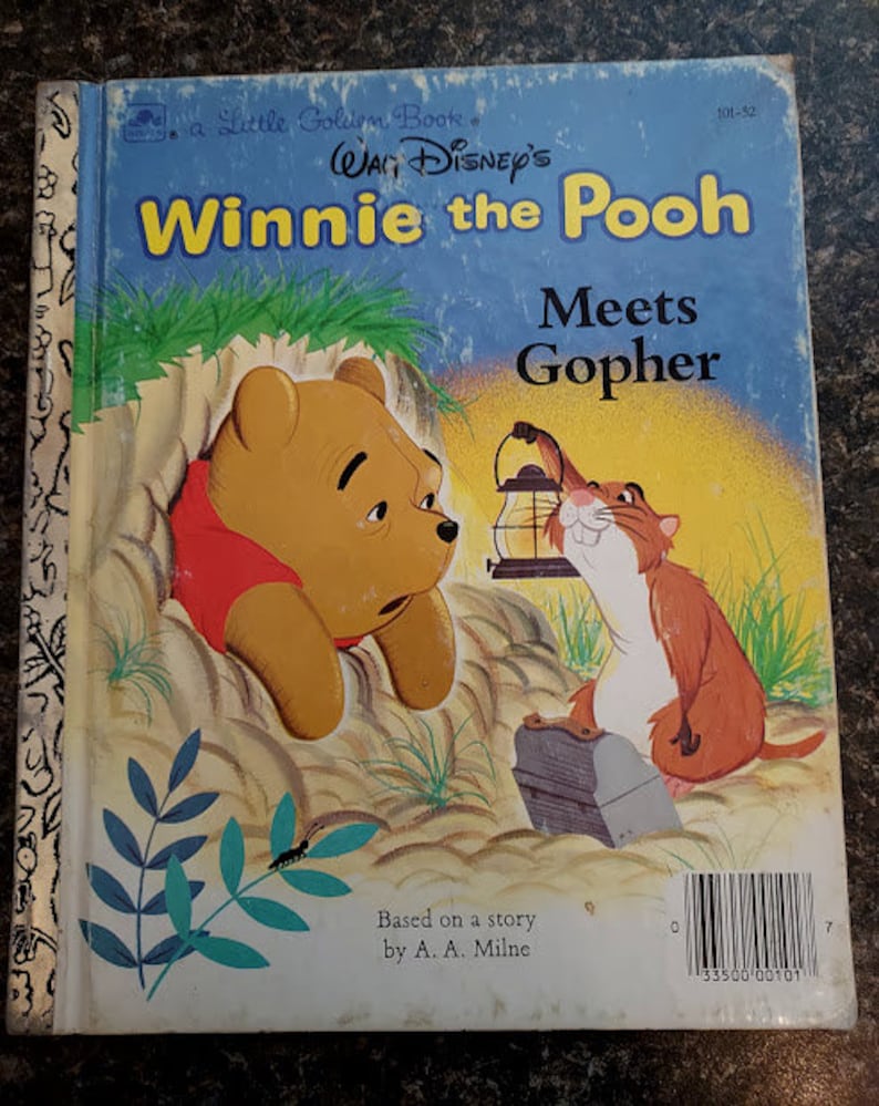 Winnie the Pooh Meets Gopher - Etsy