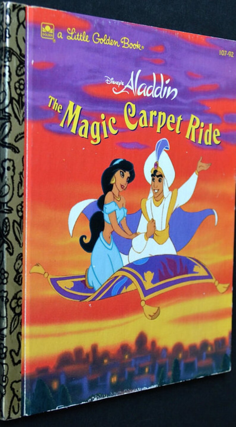 Disney's Aladdin, the Magic Carpet Ride, Little Golden Book, Western ...