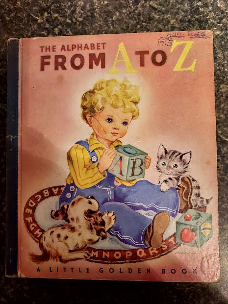 The Alphabet From A to Z Little Golden Book 1945 - Etsy