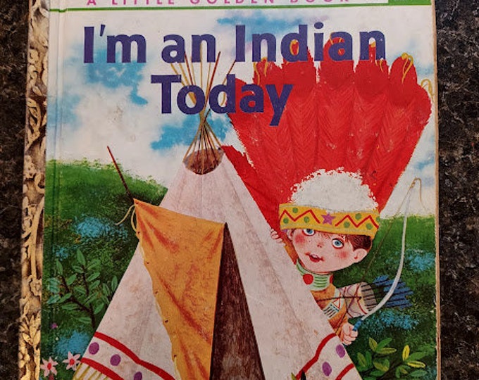 I'm an Indian Today First Edition Little Golden Book - Etsy