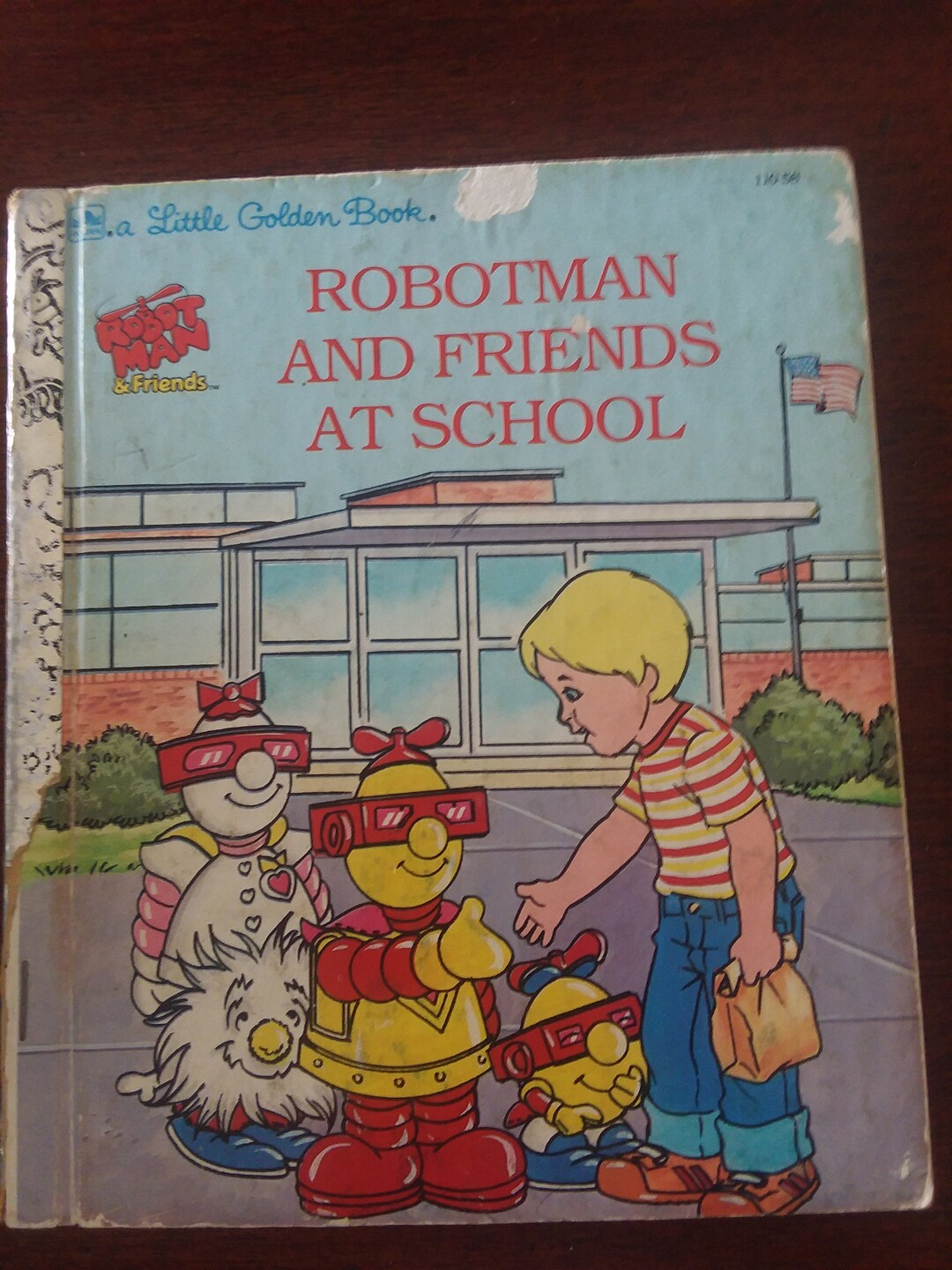 Robotman and Friends at School Little Golden Book - Etsy