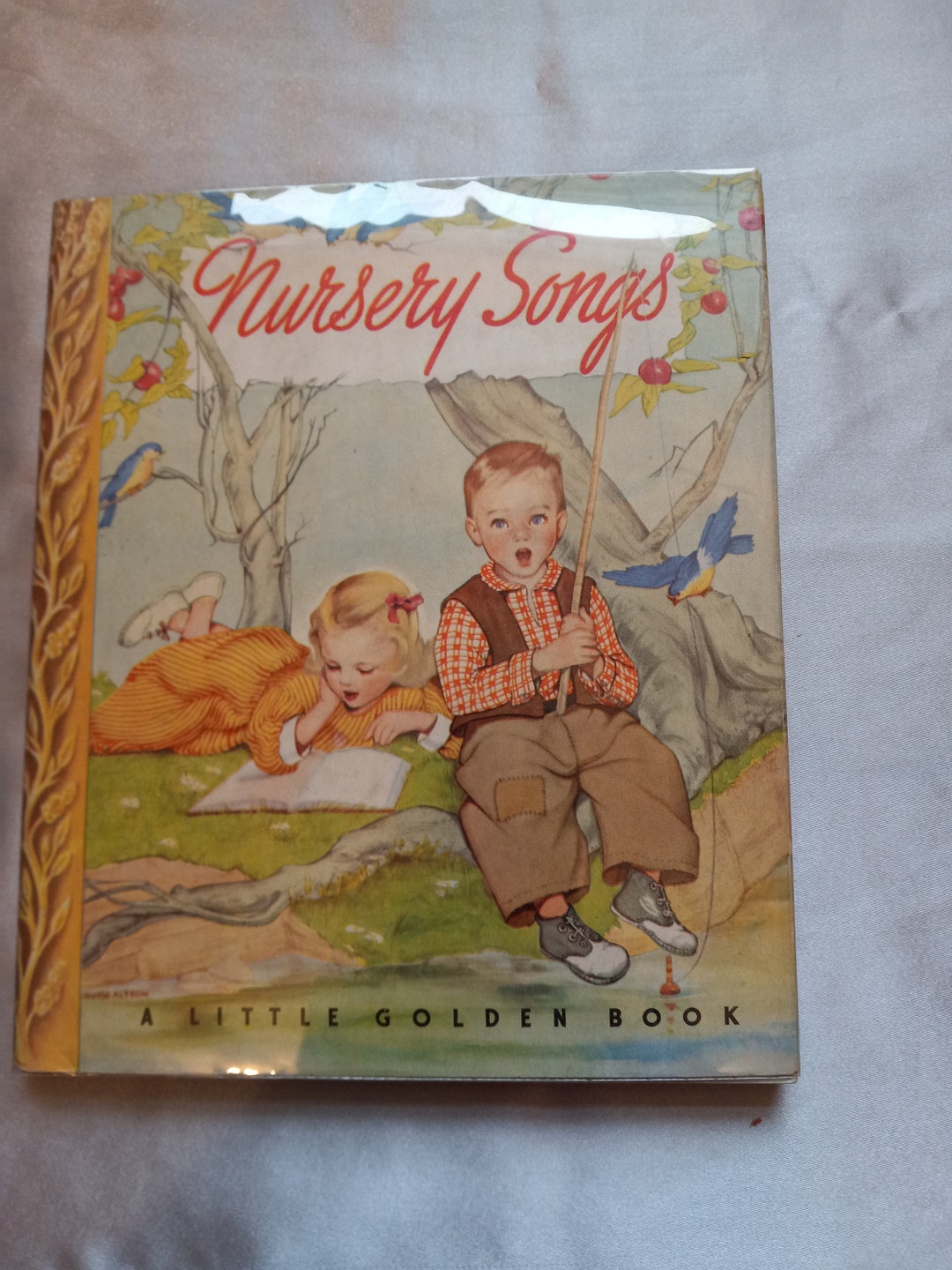 Nursery Songs A Little Golden Book 1944 Sixth Edition With Dust Cover ...