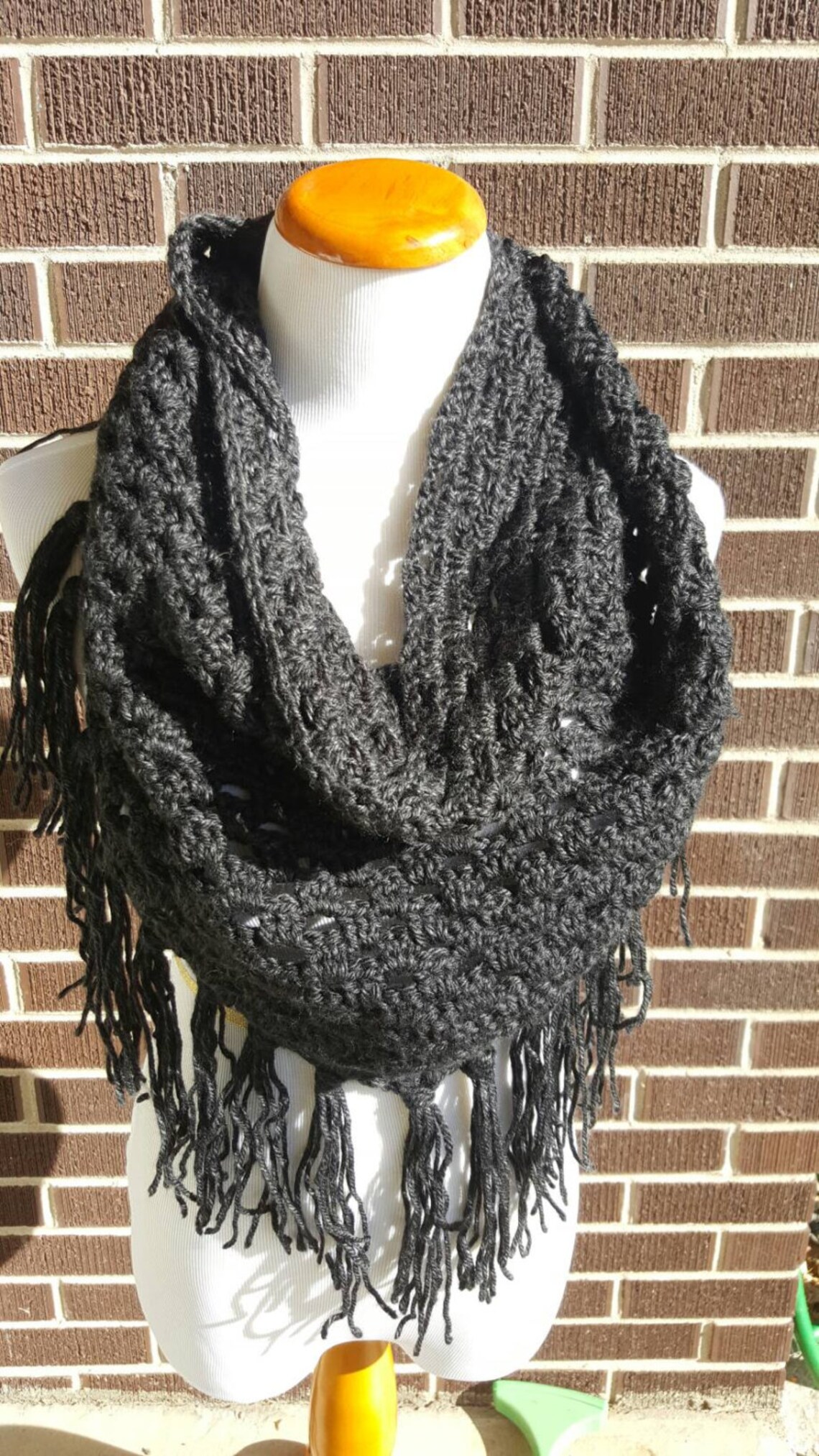 Super soft crocheted triangle scarf or shawl. Avaliable in | Etsy