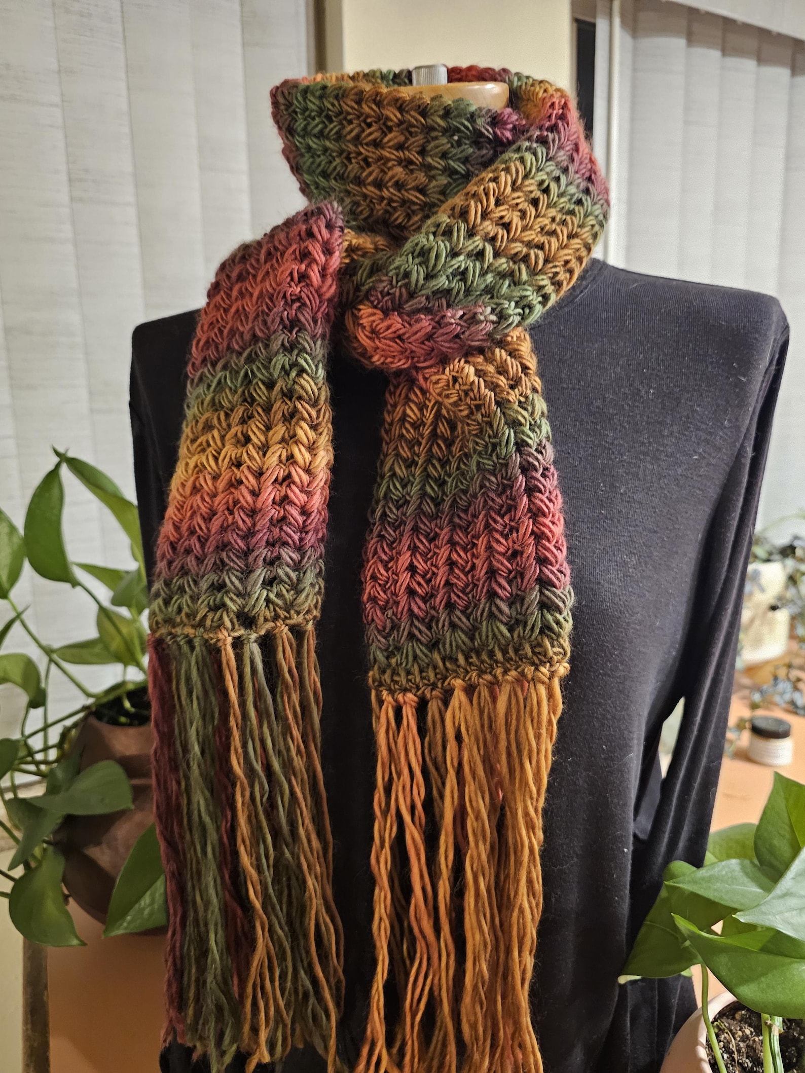Tunisian V-puff Scarf Digital Pattern - Etsy