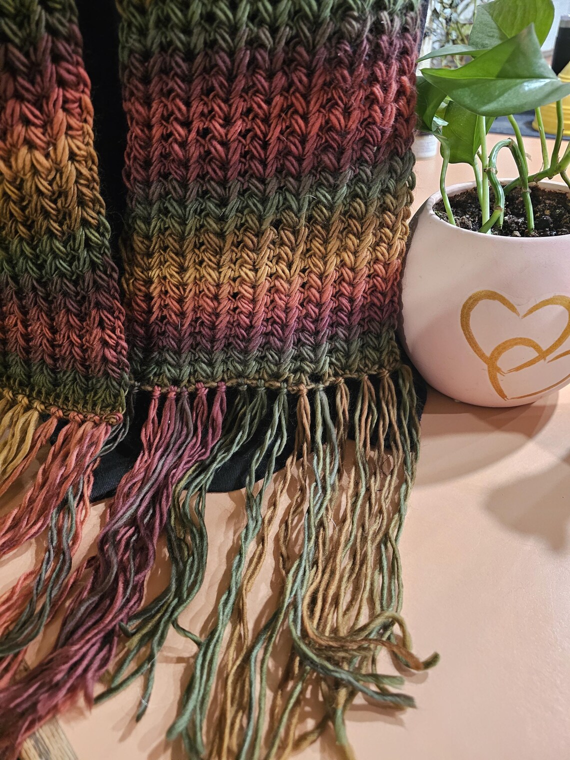 Tunisian V-puff Scarf Digital Pattern - Etsy