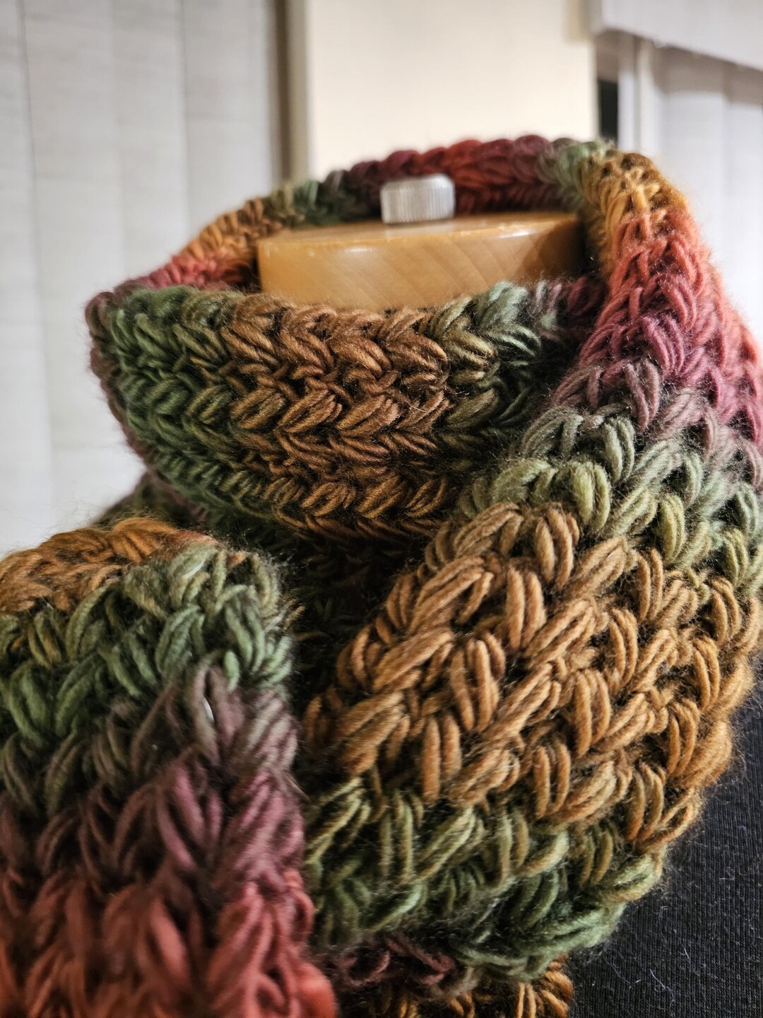 Tunisian V-puff Scarf Digital Pattern - Etsy
