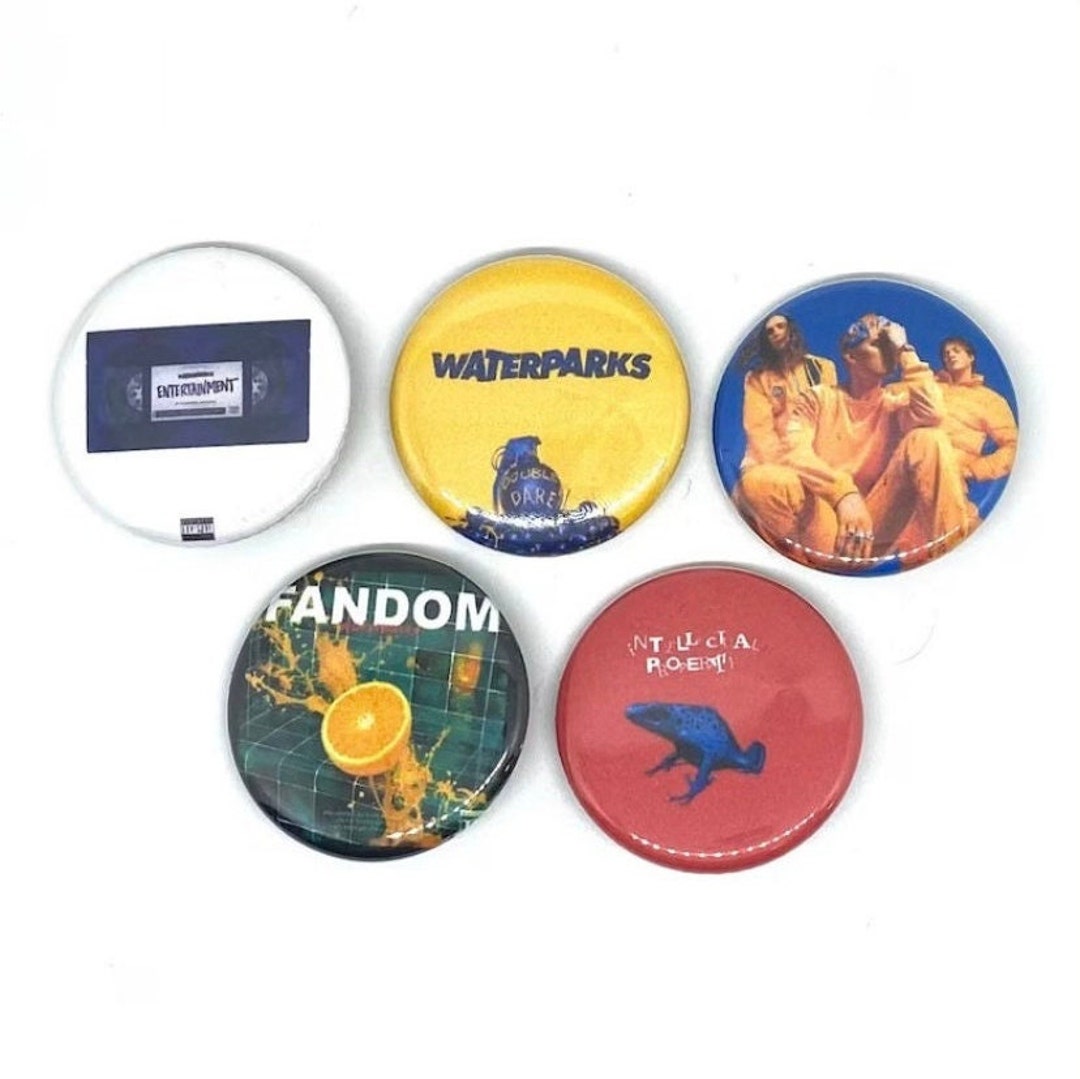 Waterparks Pin Set 1.25” Fandom Entertainment Gifts for Her Gifts for ...