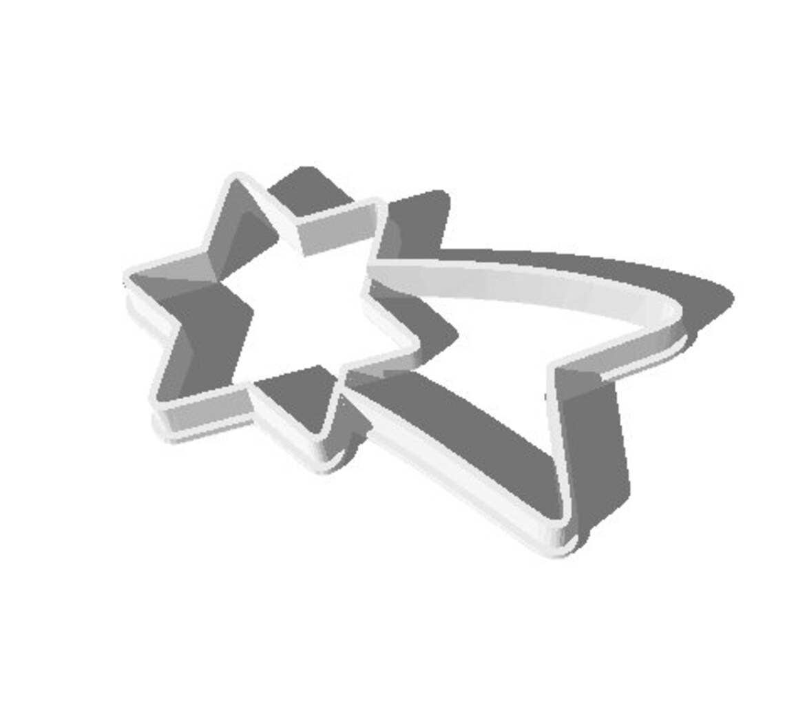 Christmas Star Cookie Cutter STL Files Ready to 3d Print - Etsy