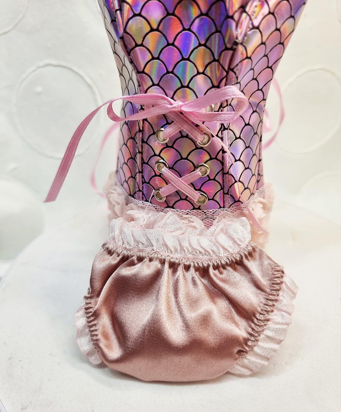 Pink Mermaid Scale Corset and Pants Set for 60cm SD Size BJD - Etsy