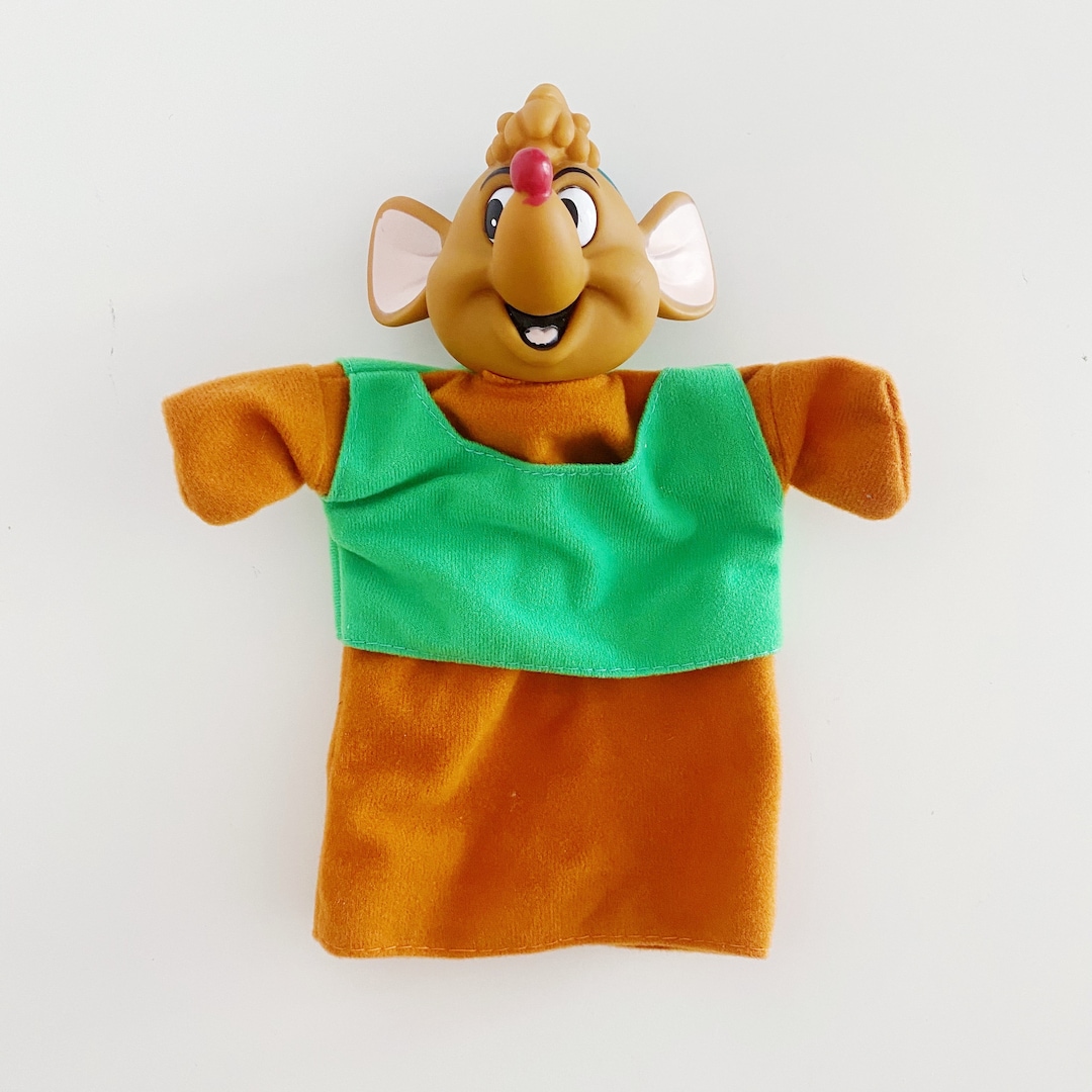 Cinderella Disney Hand Puppet Gus Mouse Beetosee Vintage 90's - Etsy