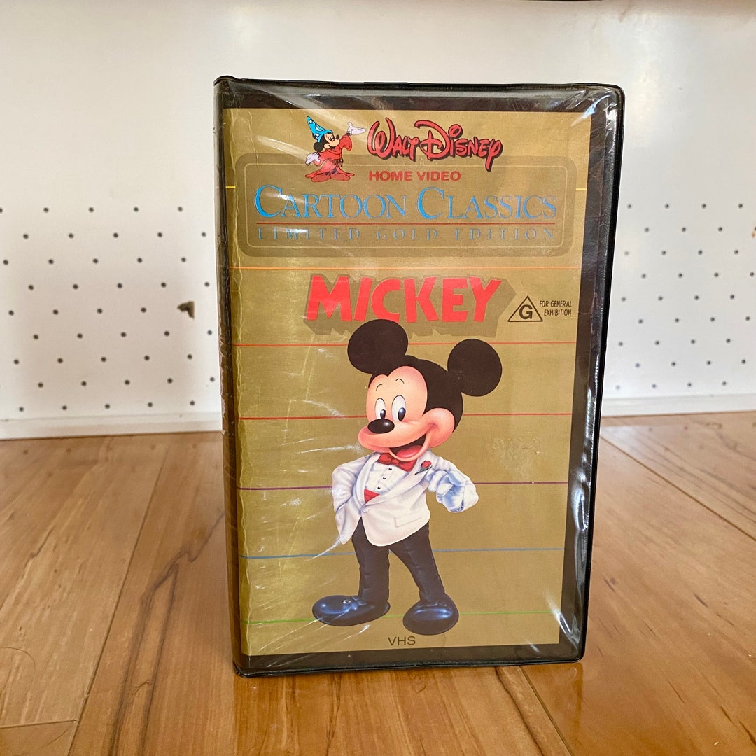 Mickey Mouse Walt Disney Cartoon Classics VHS Tape - Etsy