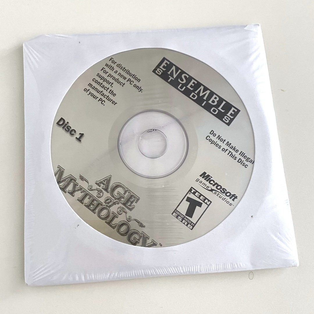 Age of Mythology Cd-rom PC Game CD Key Untested 2002 - Etsy