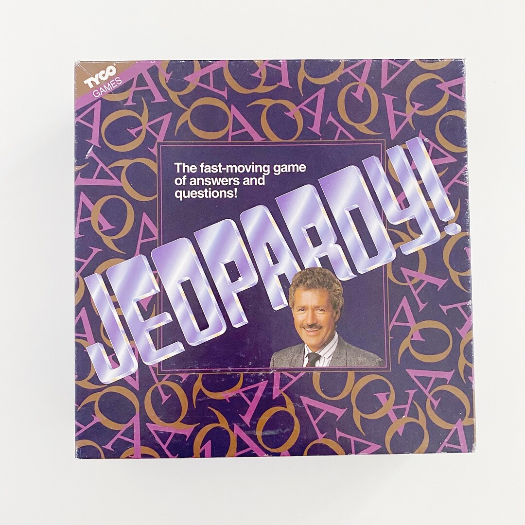 Jeopardy Board Game Vintage 1992 Tyco Alex Trebek - Etsy