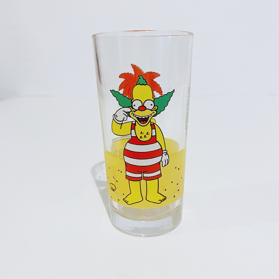 Nutella the Simpsons Kamp Krusty Drinking Glass Vintage 1998 - Etsy