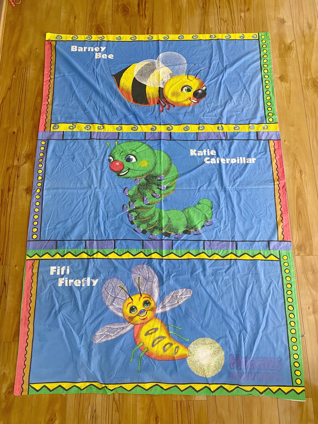 Huggies Baby Bugs 1997 Vintage Single Bed Doona Duvet Quilt - Etsy