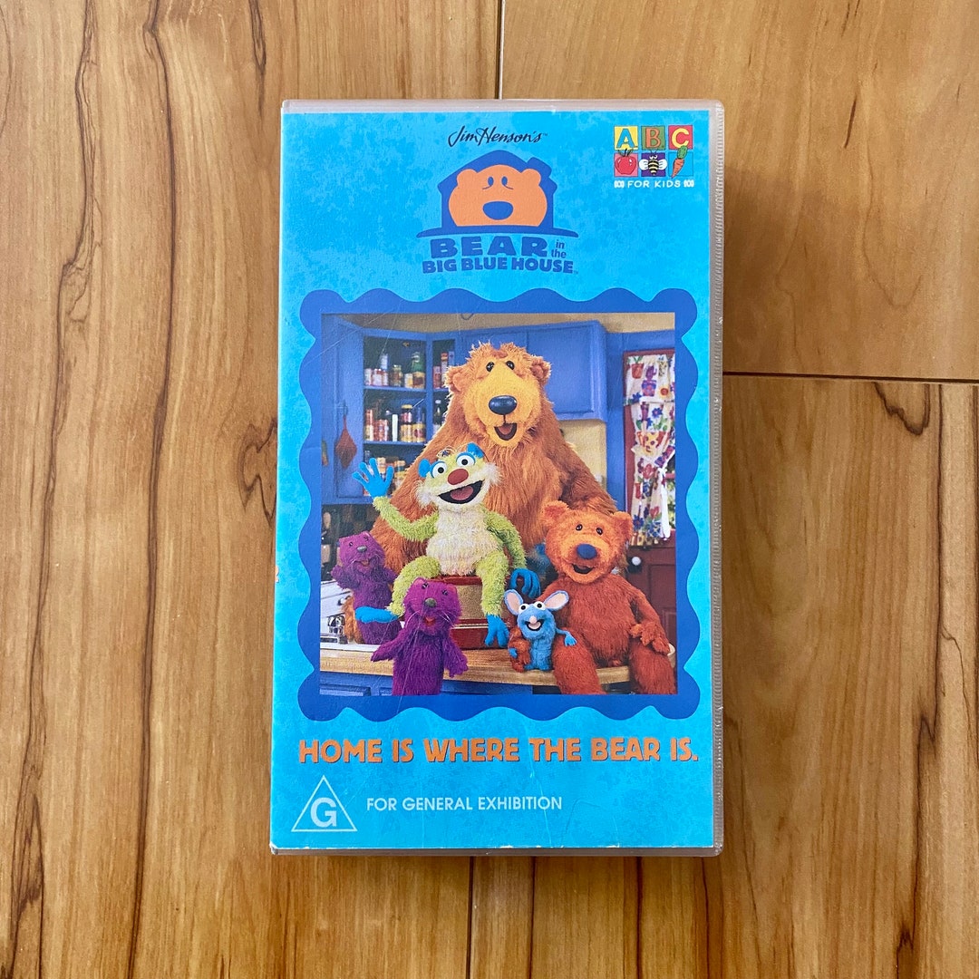 Bear in the Big Blue House Home is Where the Bear is VHS ABC Kids 2000 ...