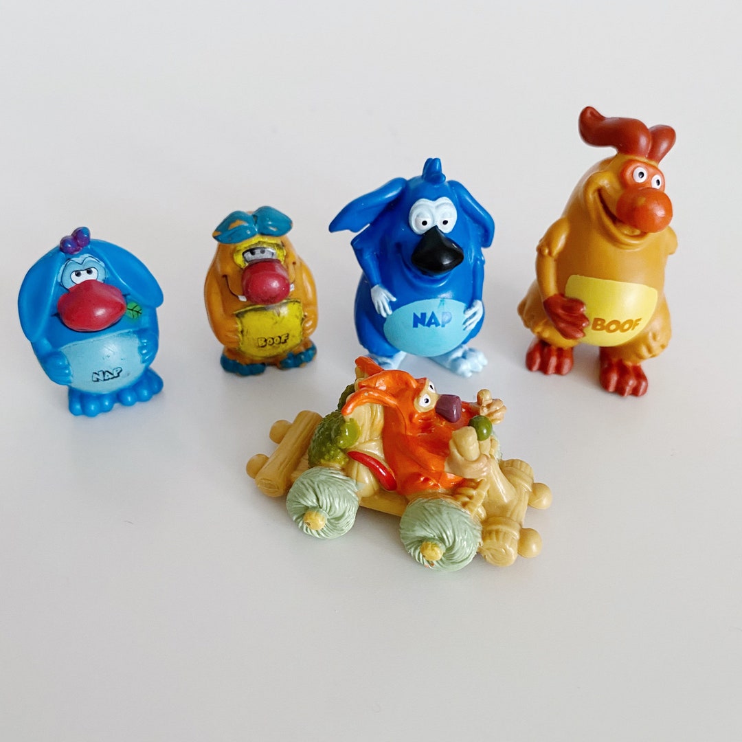 5 X Yowie Boof Nap Cadbury Vintage 90s 2 Figure Toy Etsy