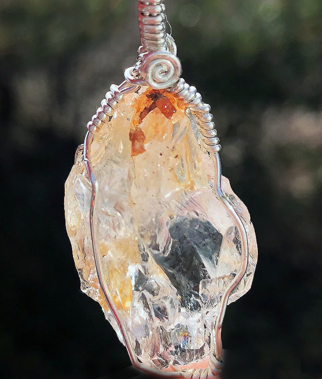 Silver Pendant Lake County Diamond "magnificent Sparkle" - Etsy