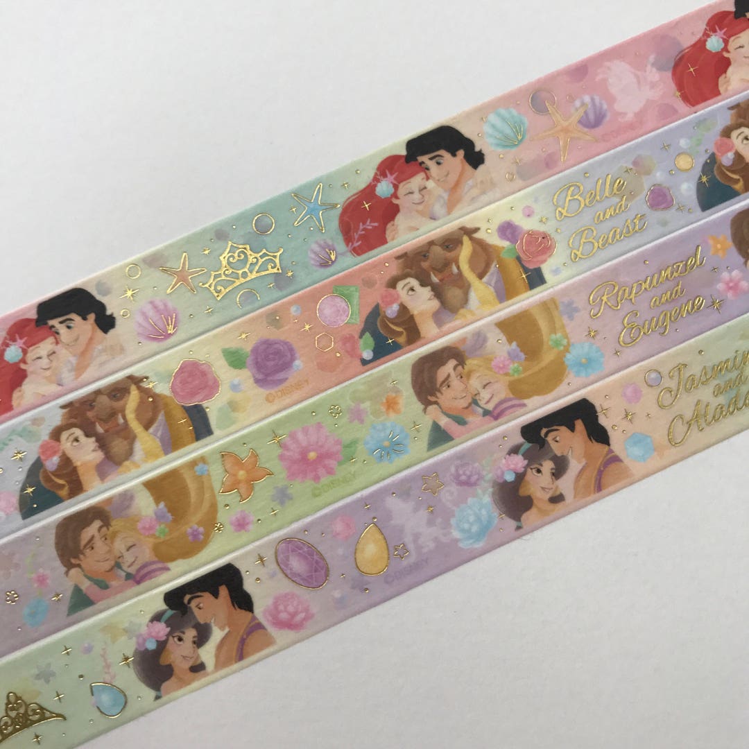 Disney Princess Gold Foil Washi Tape - 1 Roll - Etsy