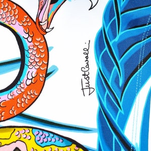 Just Cavalli Snakes Palm Leaves Dress Tropical Motif Dress - Etsy