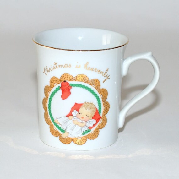 Vintage George Good Ceramic Sleeping Baby Mug Cup - Etsy