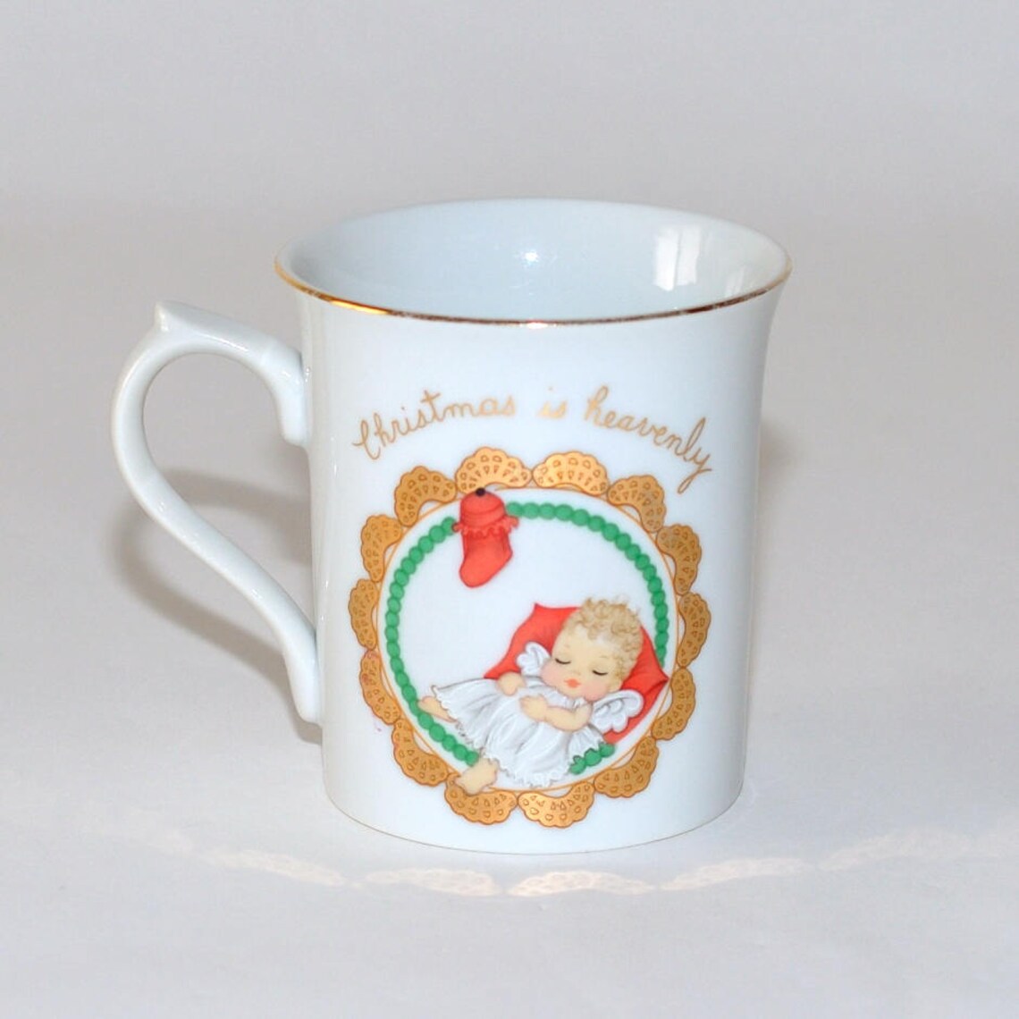 Vintage George Good Ceramic Sleeping Baby Mug Cup - Etsy