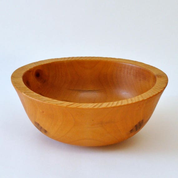 Vintage Peter Tarbox Magnolia Wood Turned Carved Centerpiece - Etsy