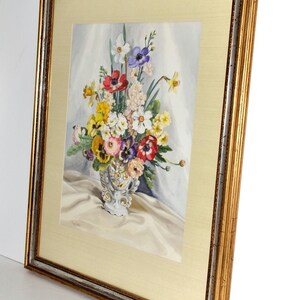 Vintage Cora Foster (california) Fine Still Life Watercolor Painting of ...