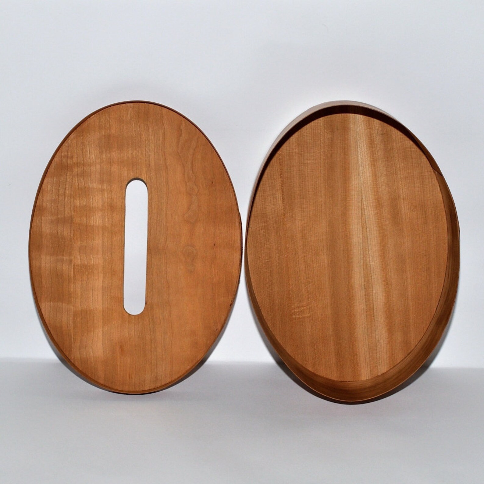 Shaker Oval Tissue Box Holder Cover Wooden Tissue Box Holder | Etsy