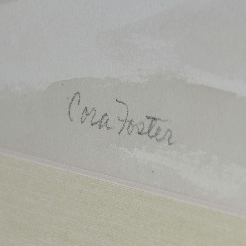 Vintage Cora Foster California Fine Still Life Watercolor | Etsy