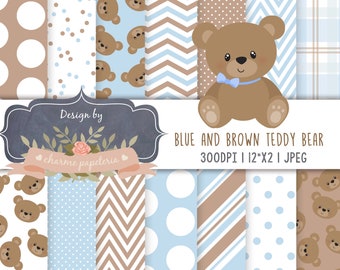 Teddy Bear Blue | Etsy