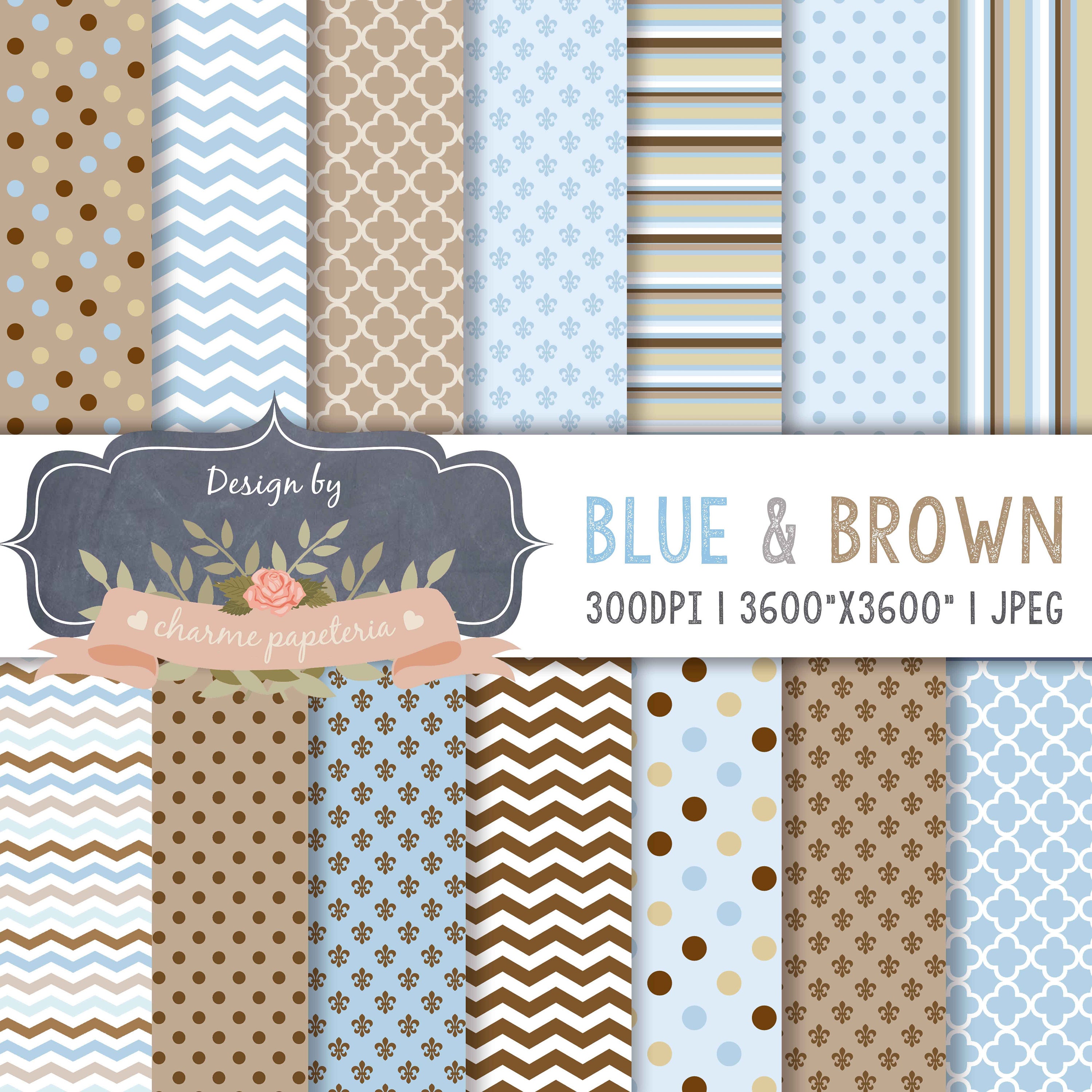 SALE BABY BOY Digital Paper, Baby Blue Digital Paper, Chevron Baby Blue ...
