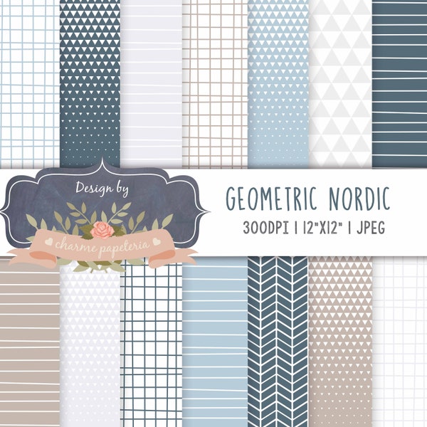 Geometric Stripes - Etsy