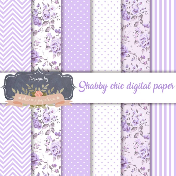 Shabby Chic Lilac - Etsy