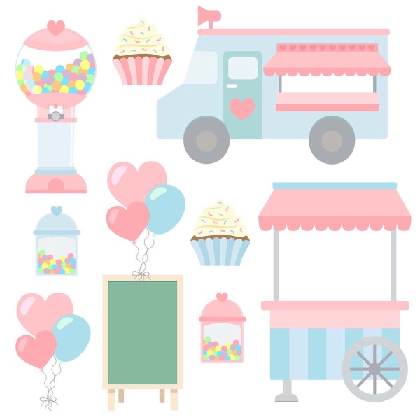 Candy Clipart - Etsy
