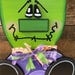 Frankenstein Halloween Shelf Sitter, Green Monster Fall Decor, Cute ...
