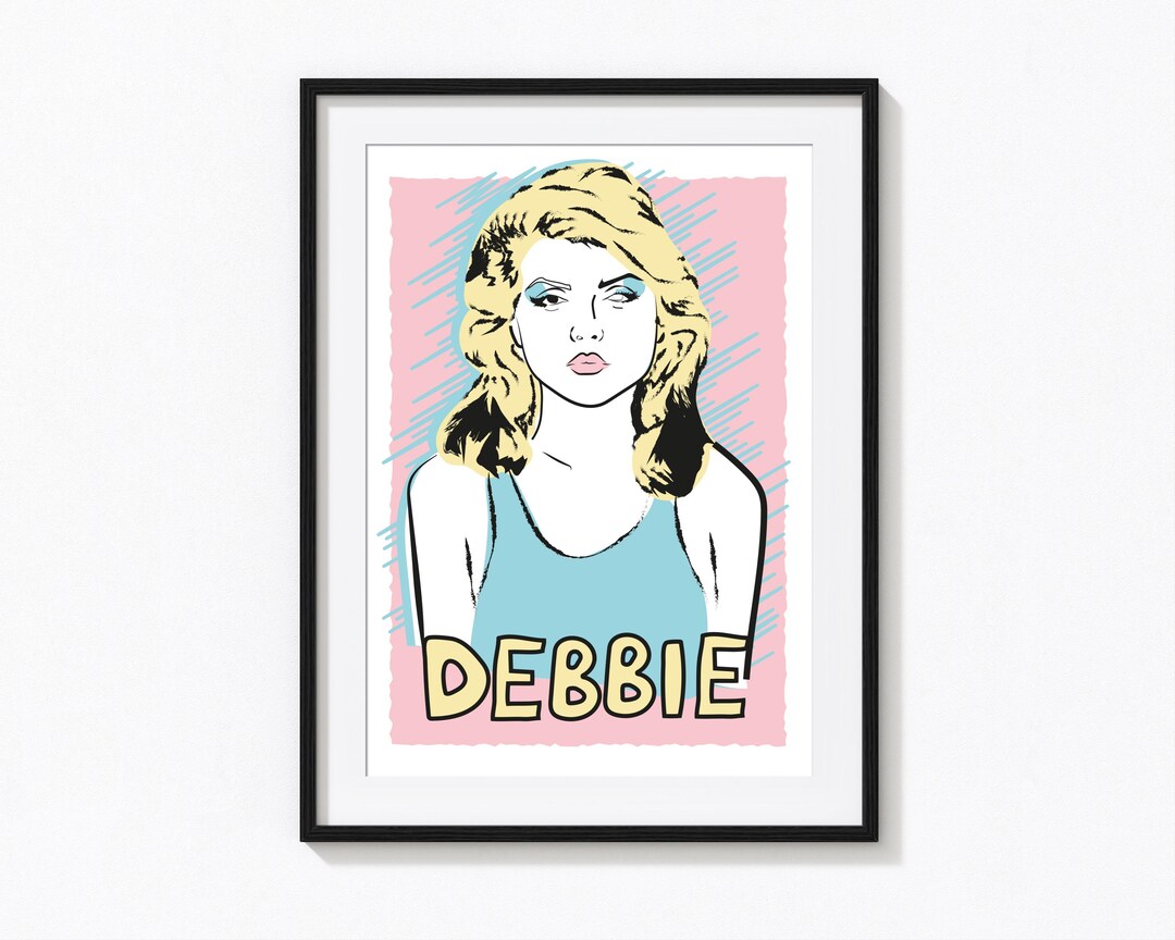 Debbie Harry Digital Print – Blondie Wall Art | Music Icon Poster ...