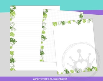 Marble & Rosegold Decorated Note Pages Designed HP Classic Filler Paper ...