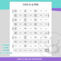 Star Constellations Decorated Note Pages Designed HP Classic Filler ...