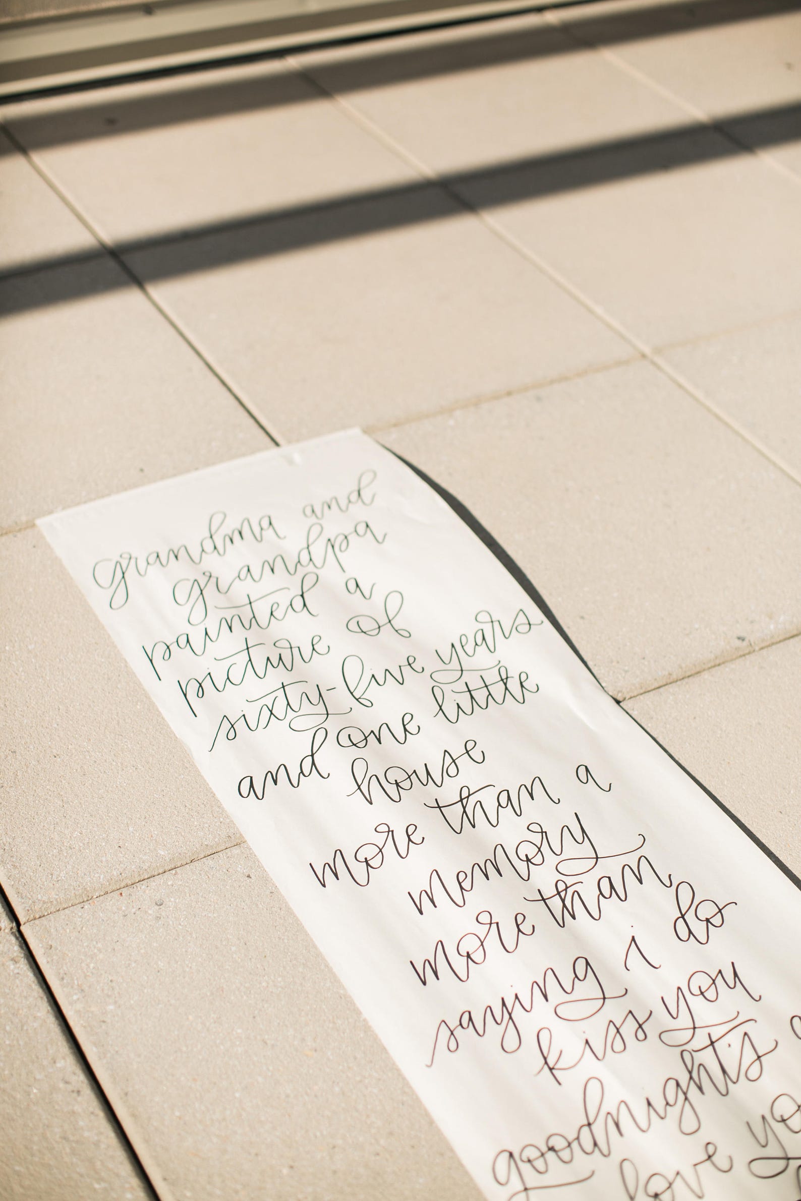 Handlettered Aisle Runner Wedding Aisle Runner Calligraphy - Etsy UK