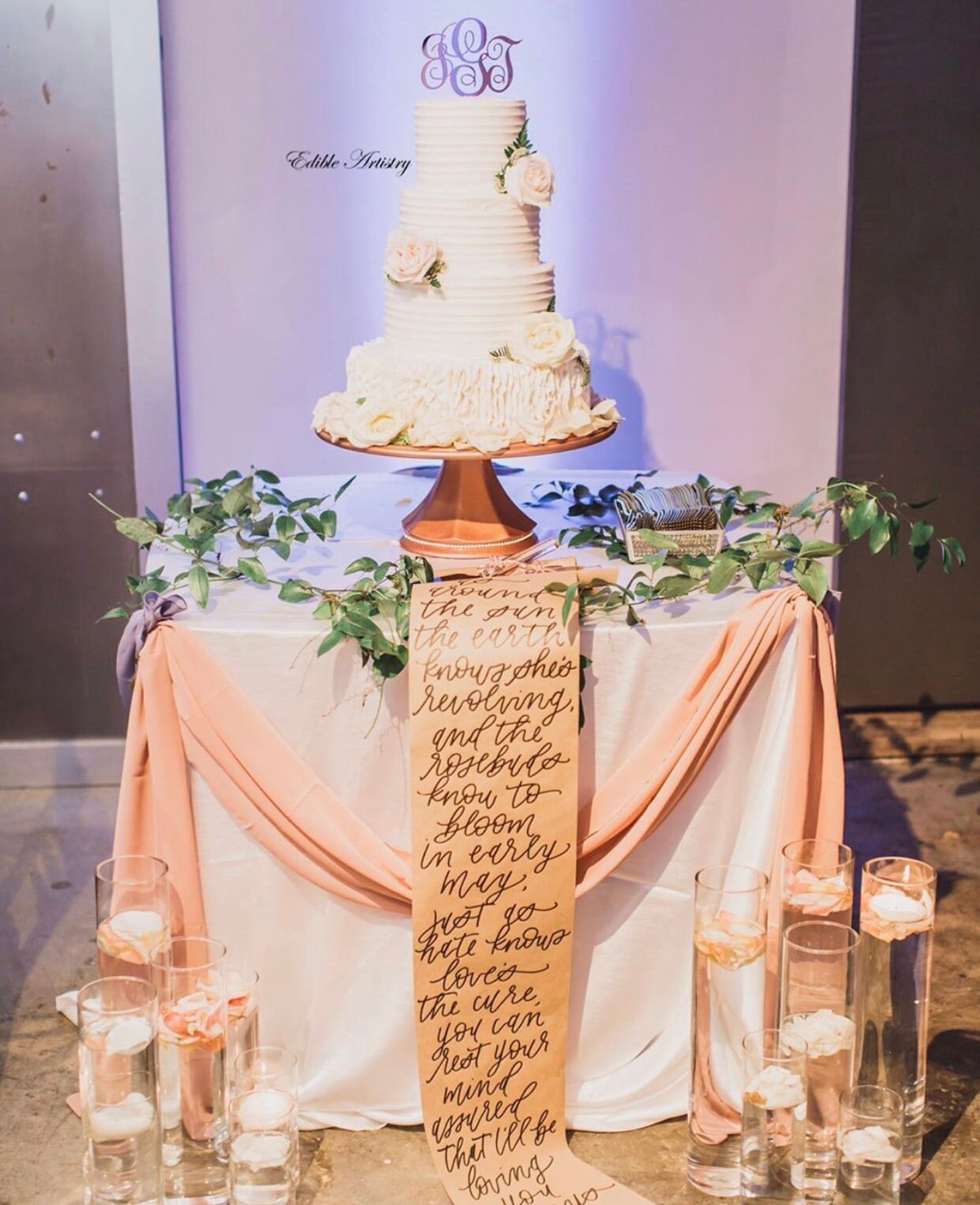 Custom Handlettered Calligraphy Kraft Paper Table Runner - Etsy Canada