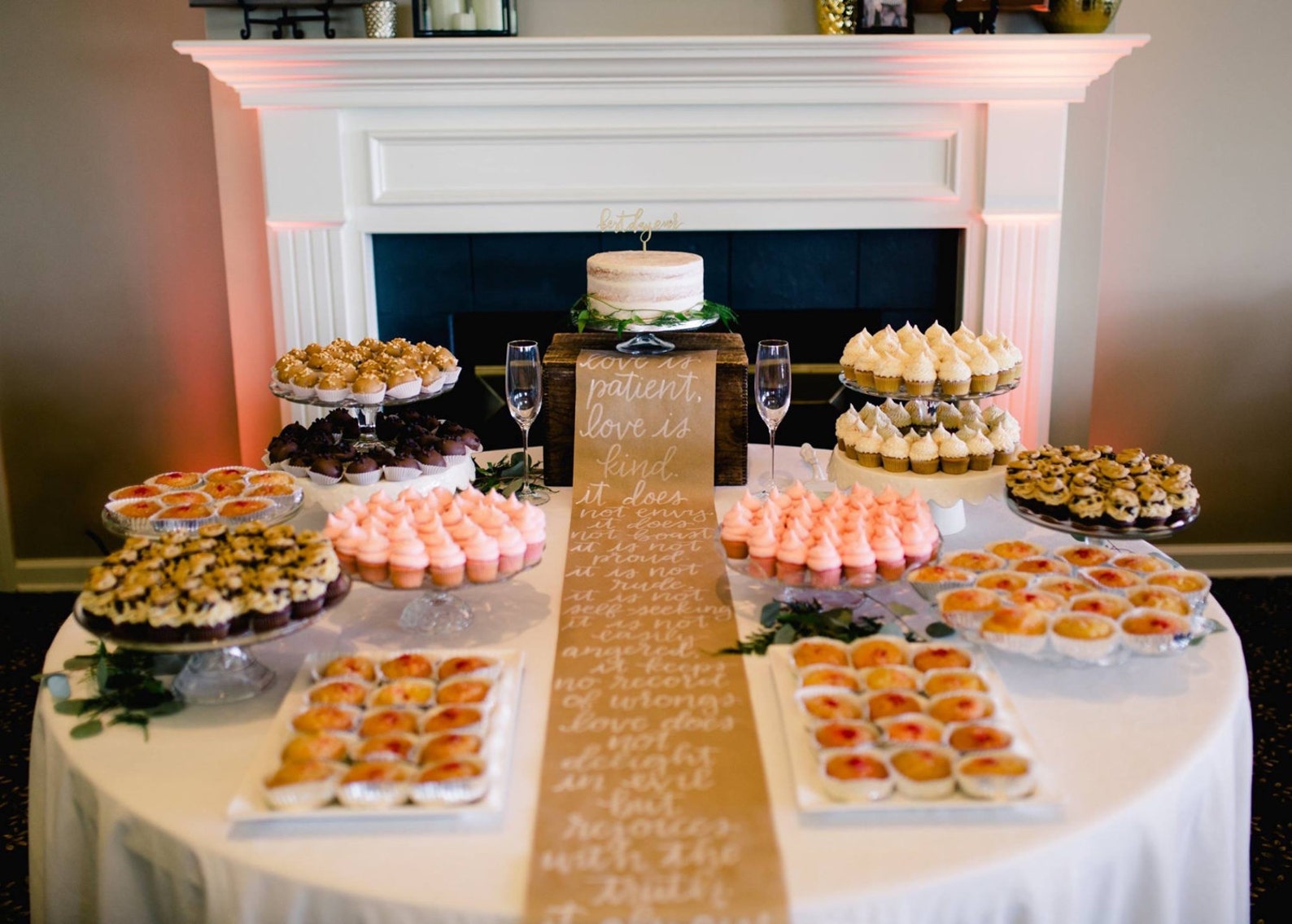 Custom Handlettered Calligraphy Kraft Paper Table Runner - Etsy Canada