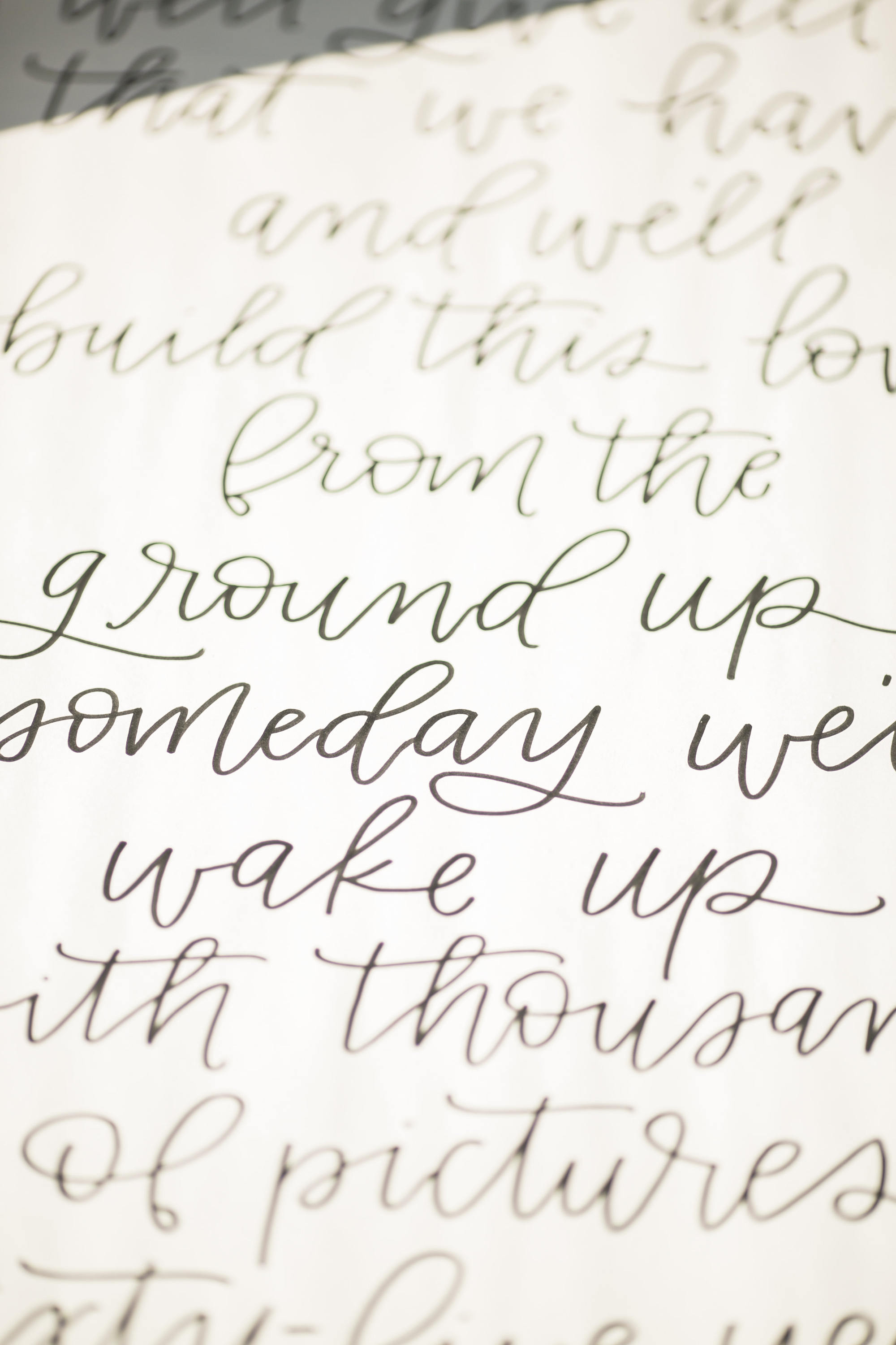 Handlettered Aisle Runner Wedding Aisle Runner Calligraphy - Etsy UK