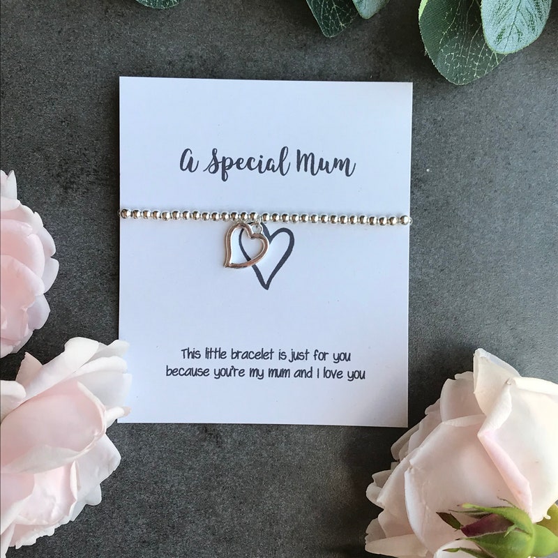 Silver Mom Bracelet - Etsy