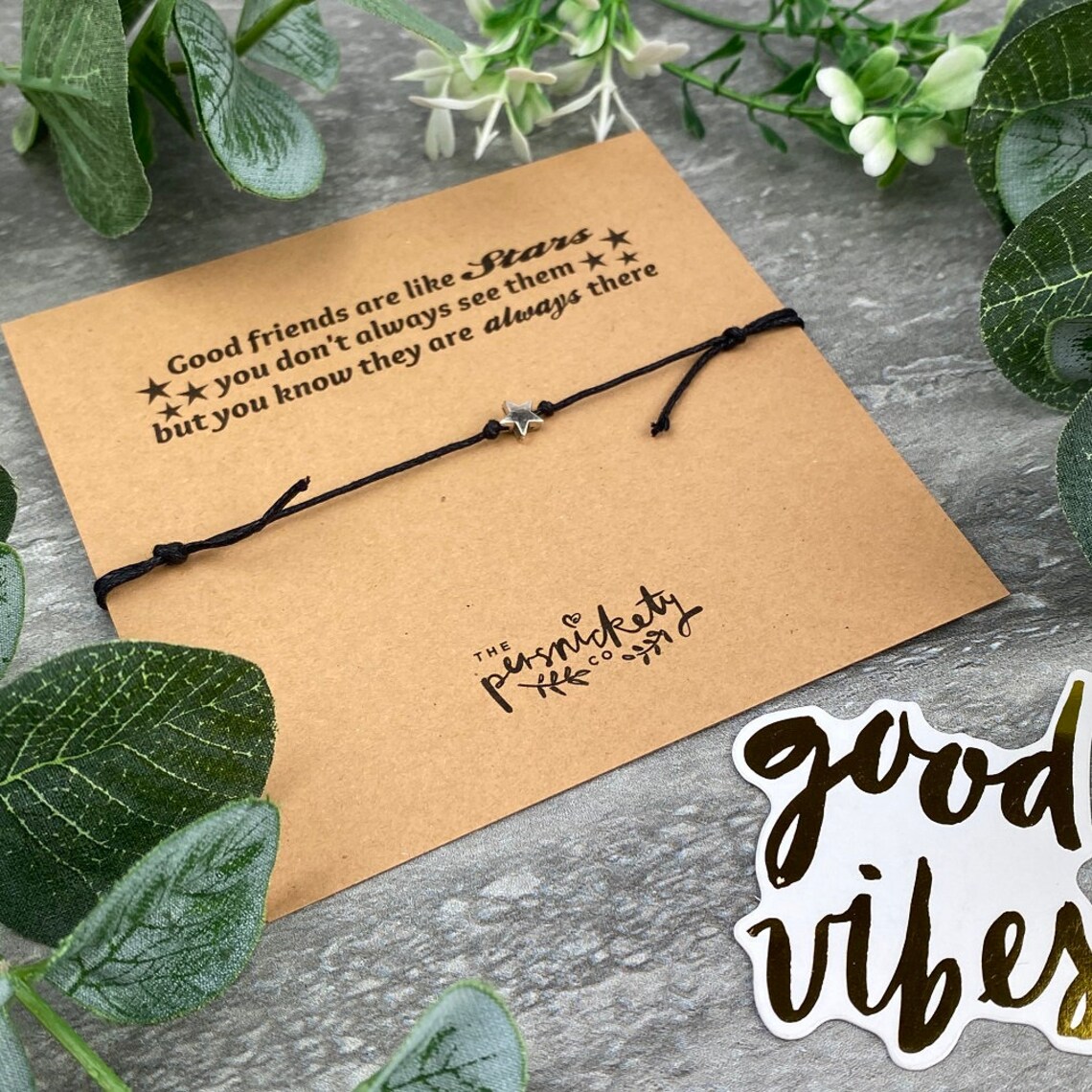 Star Anklet - Good Friends Are Like Stars, Gift for Best Friend, Anklet ...
