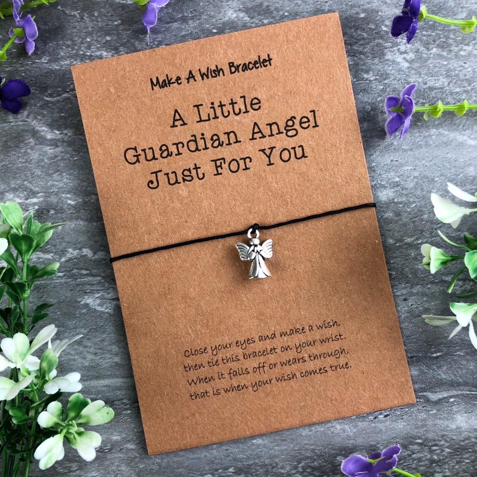 Guardian Angel Wish Bracelet Guardian Angel Guardian Angel | Etsy