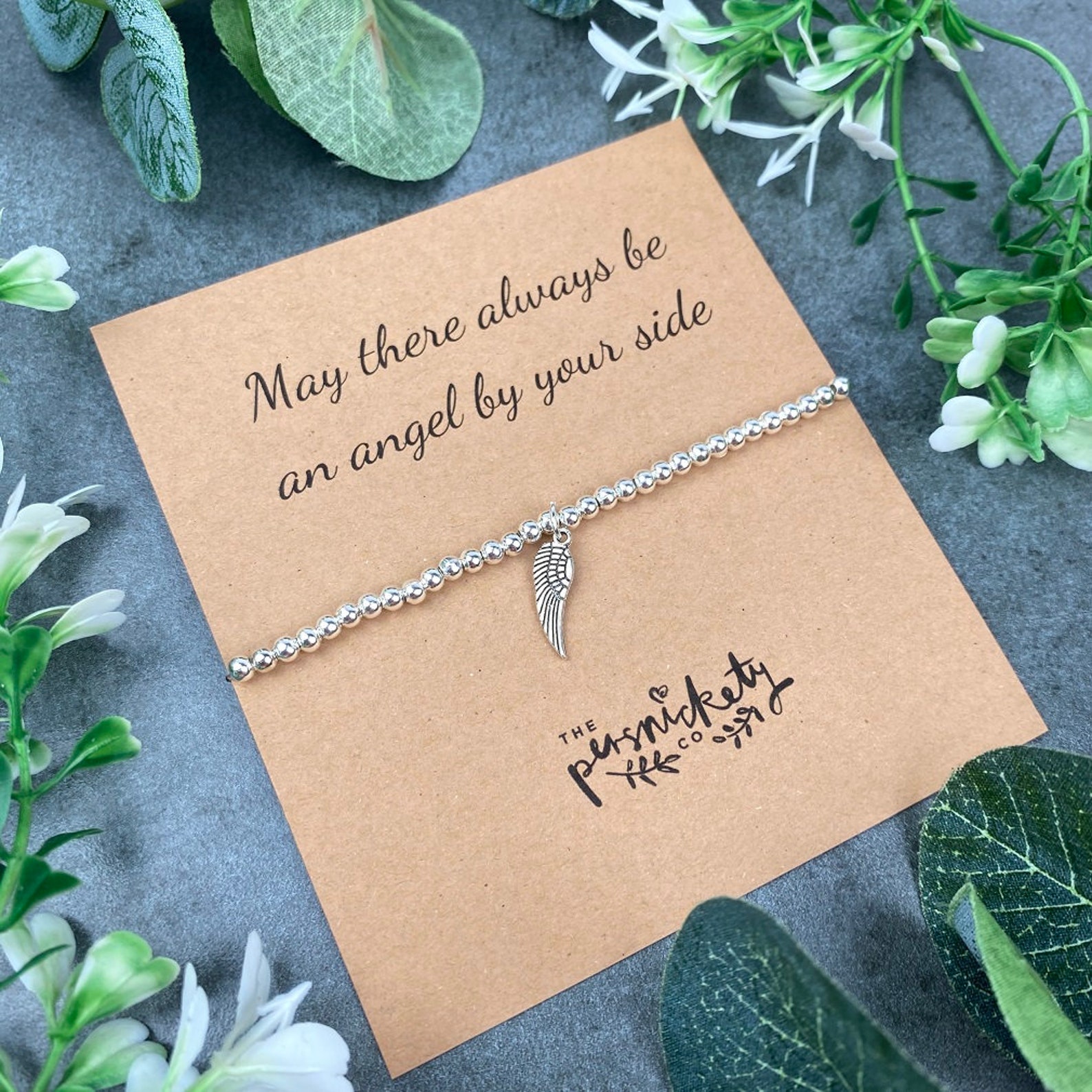 May There Always Be an Angel by Your Side Beaded Bracelet - Etsy