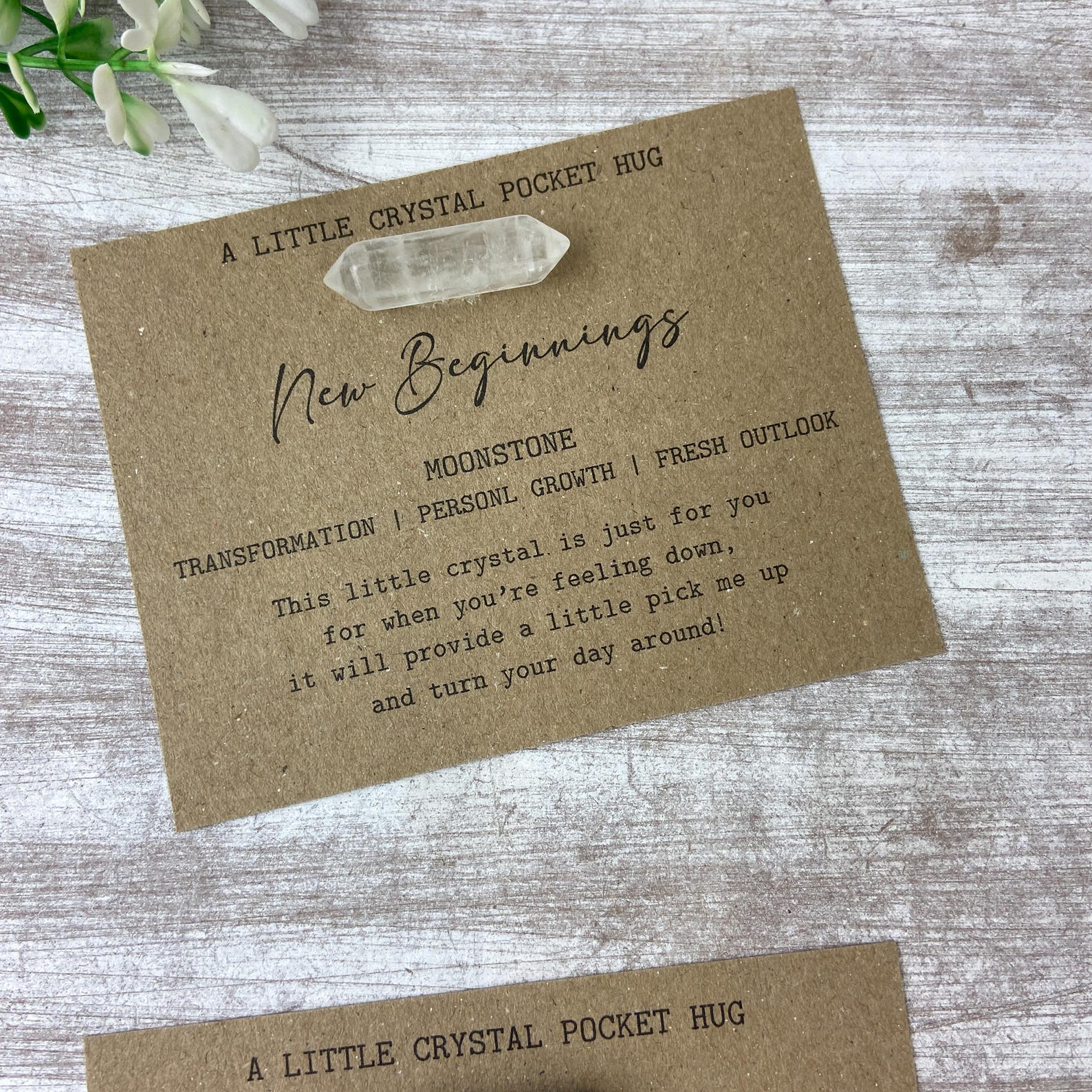 A Little Crystal Pocket Hug – Healing Stone Gift | Comfort Token ...