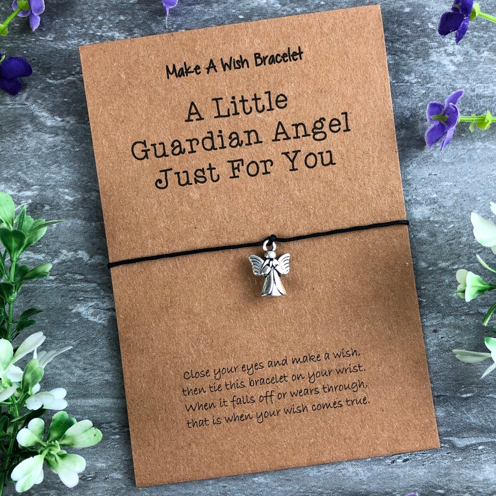 Guardian Angel Wish Bracelet Guardian Angel Guardian Angel - Etsy